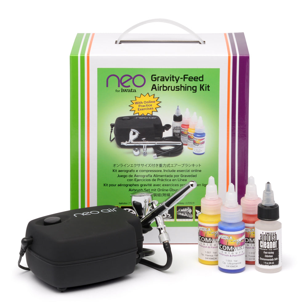 IWATA Neo CN Gravity Feed Airbrush Kit – Dice Hollow Games and Hobbies