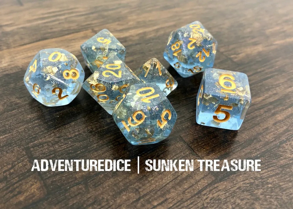 Sunken Treasure Dice Set – Dice Hollow Games and Hobbies