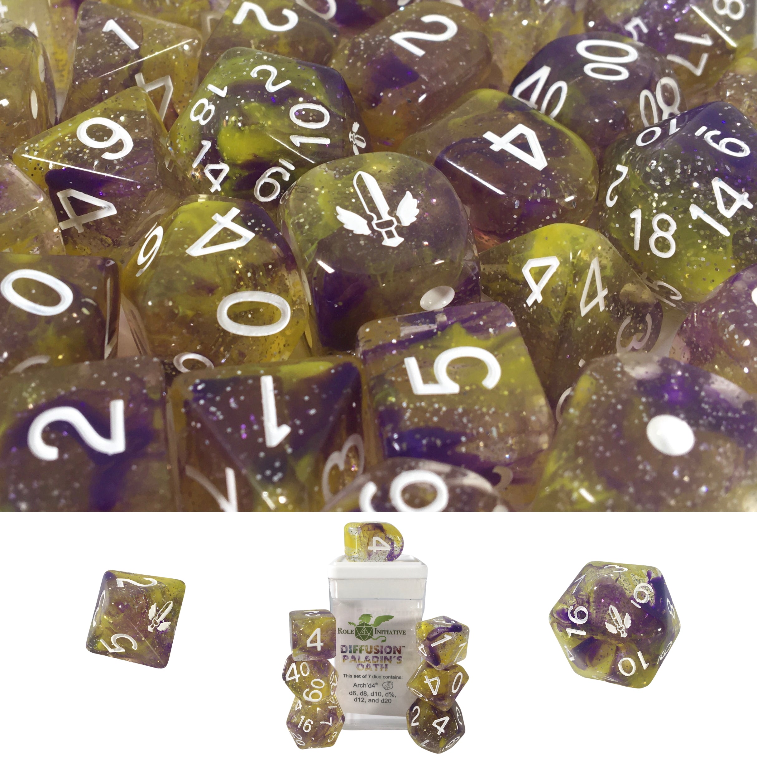 Diffusion Dice: Paladin's Oath (Special) – Dice Hollow Games and Hobbies