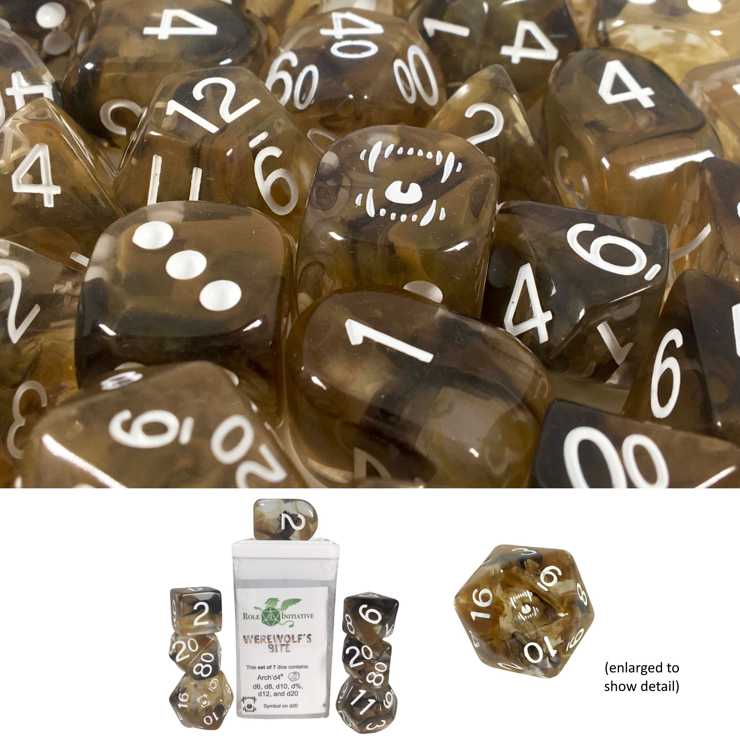 Diffusion Dice: Werewolf's Bite (Special) – Dice Hollow Games and Hobbies