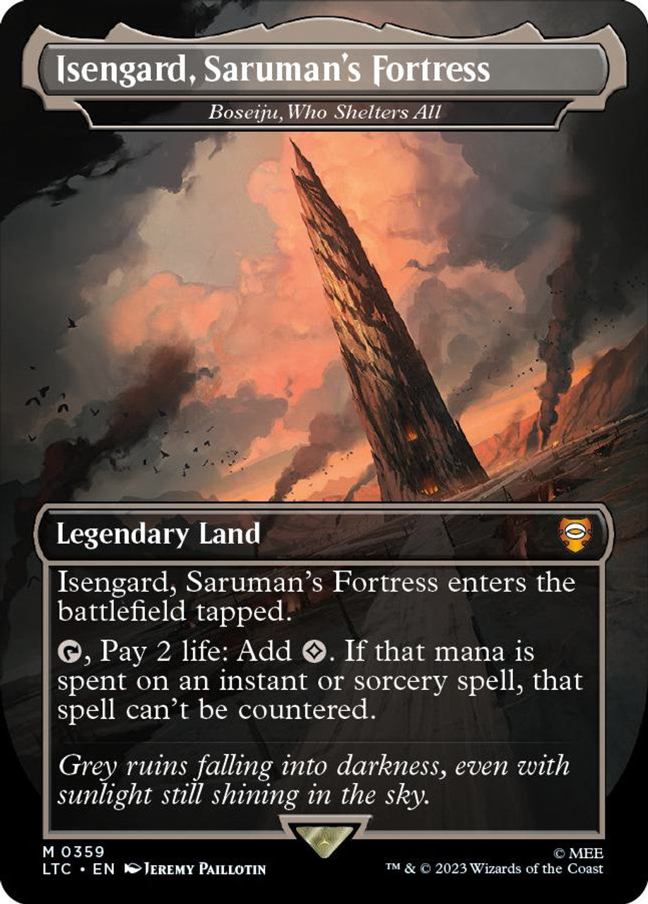Isengard, Saruman's Fortress - Boseiju, Who Shelters All – Dice Hollow ...