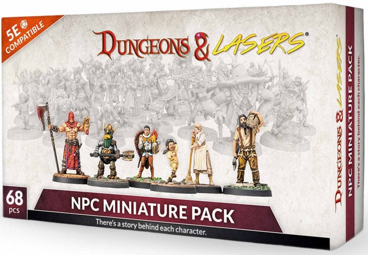 Dungeons and Lasers: NPC Miniature Pack – Dice Hollow Games and Hobbies