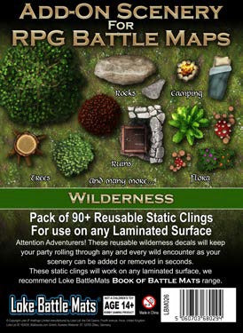 Add-On Scenery for RPC Battle Maps: Wilderness – Dice Hollow Games and ...